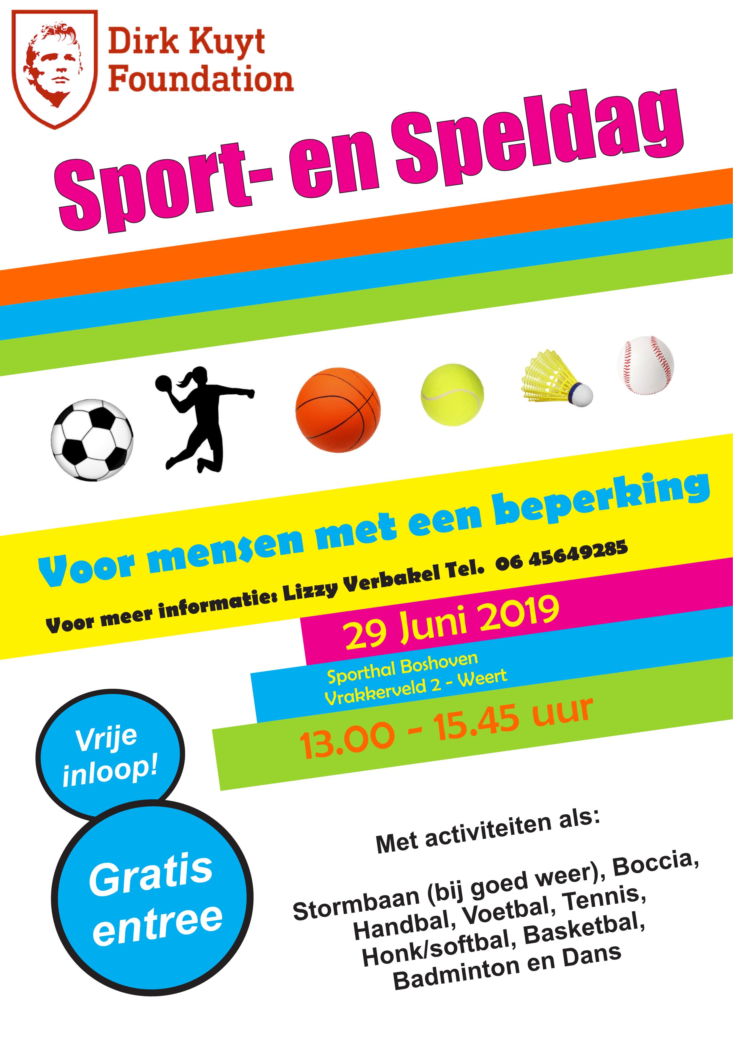 Weert in beweging - Sport en speldag voor mensen met een beperking